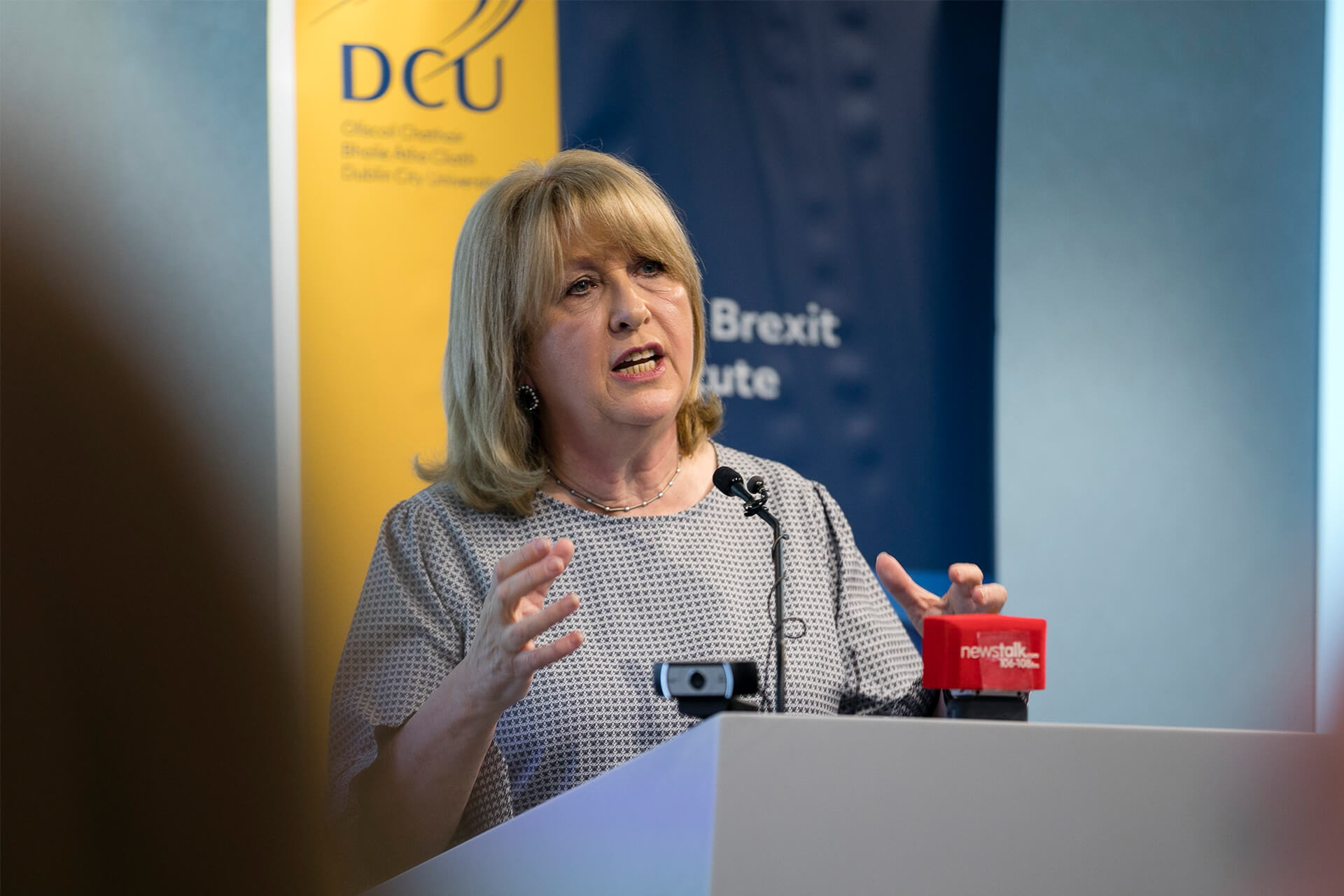Mary McAleese addresses DCU Brexit Institute Conference at Arthur Cox ...
