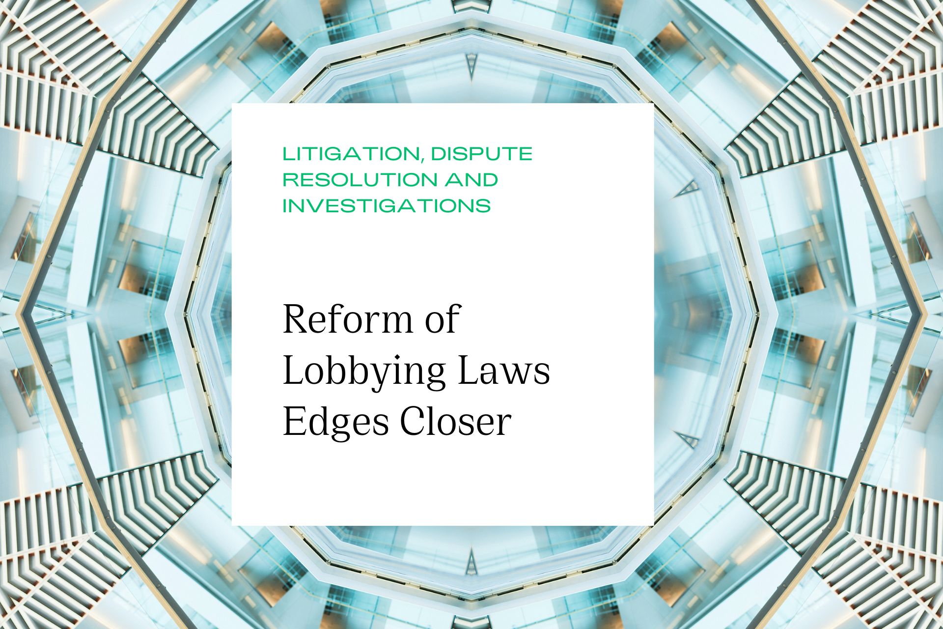 Reform of Lobbying Laws Edges Closer - Arthur Cox LLP