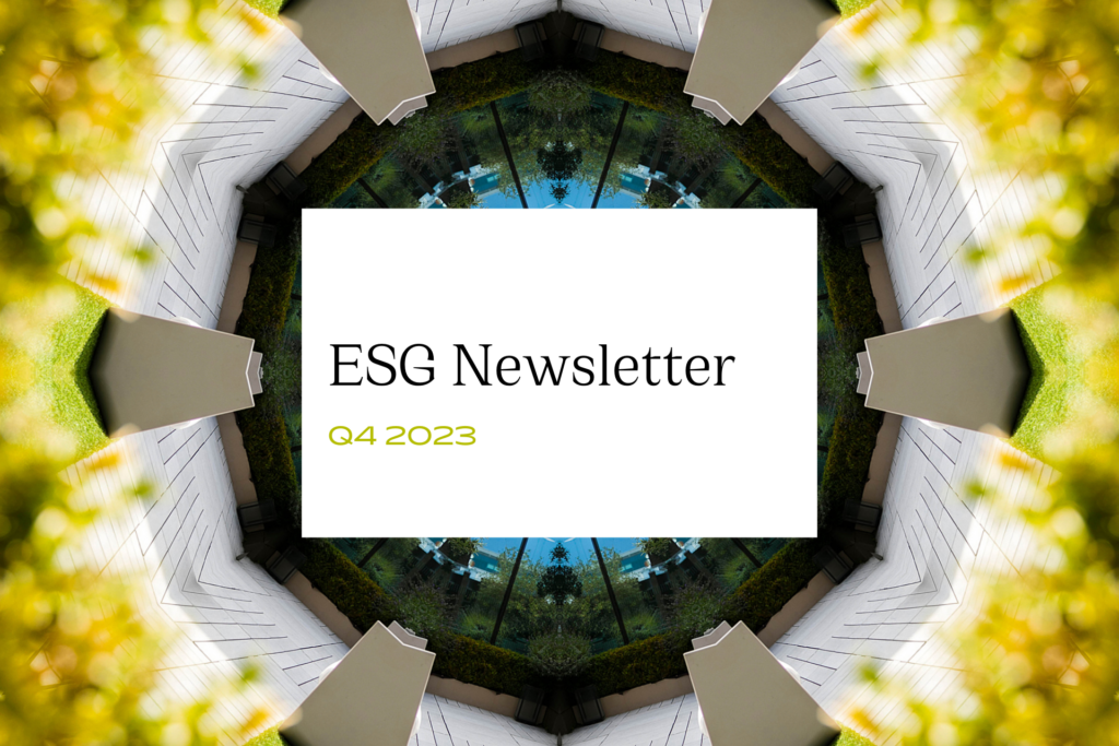 ESG Newsletter Q4 2023 | Arthur Cox LLP