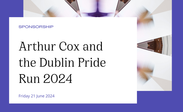 Arthur Cox and the Dublin Pride Run 2024 | Arthur Cox LLP