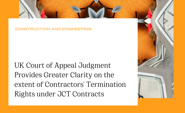Contractors' Termination Rights under JCT Contracts