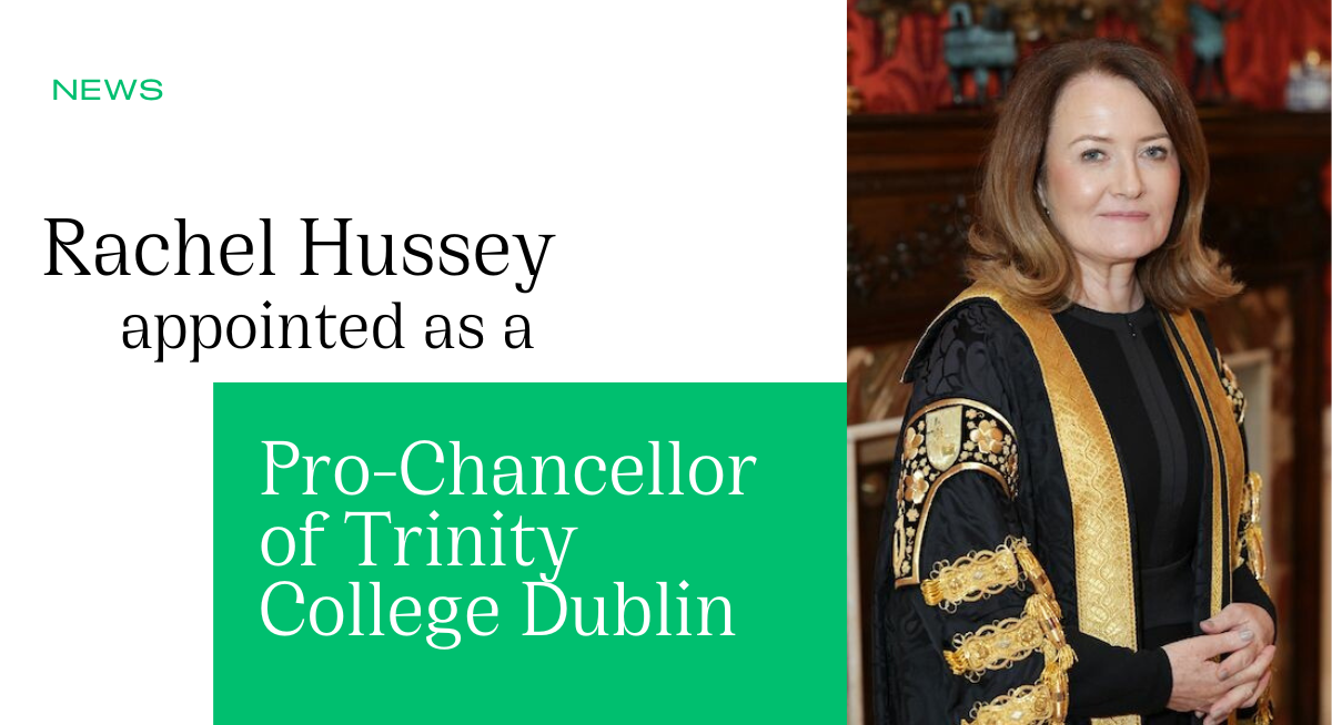 Rachel Hussey appointed as a Pro-Chancellor of Trinity College Dublin ...