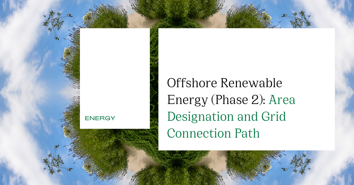 Offshore renewable energy (Phase 2): Area designation and grid ...