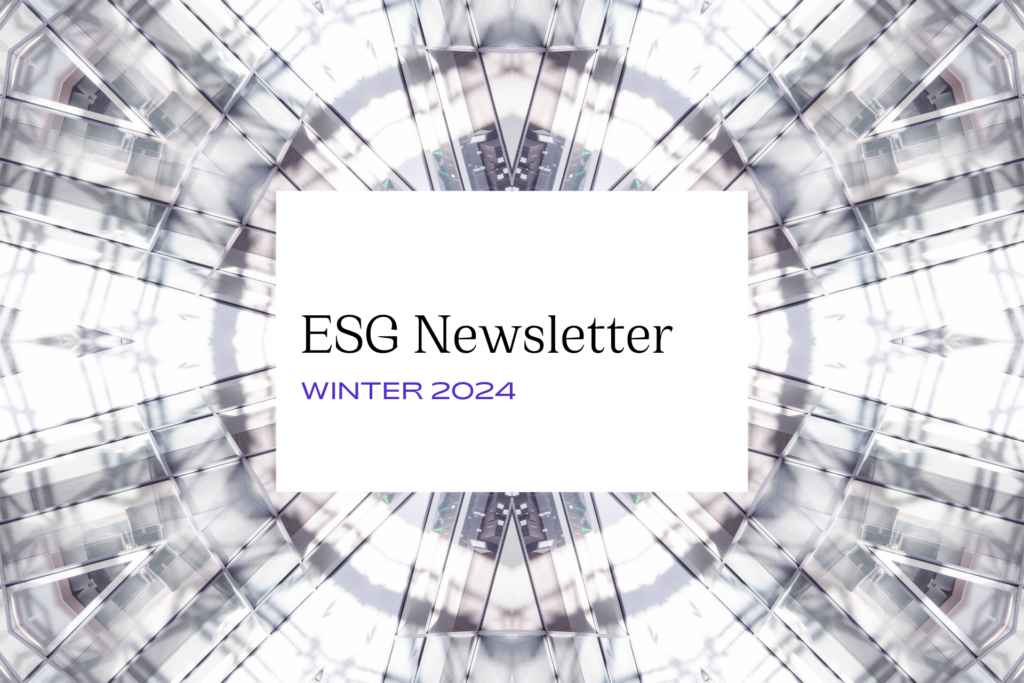 ESG Newsletter Winter 2024 | Arthur Cox LLP